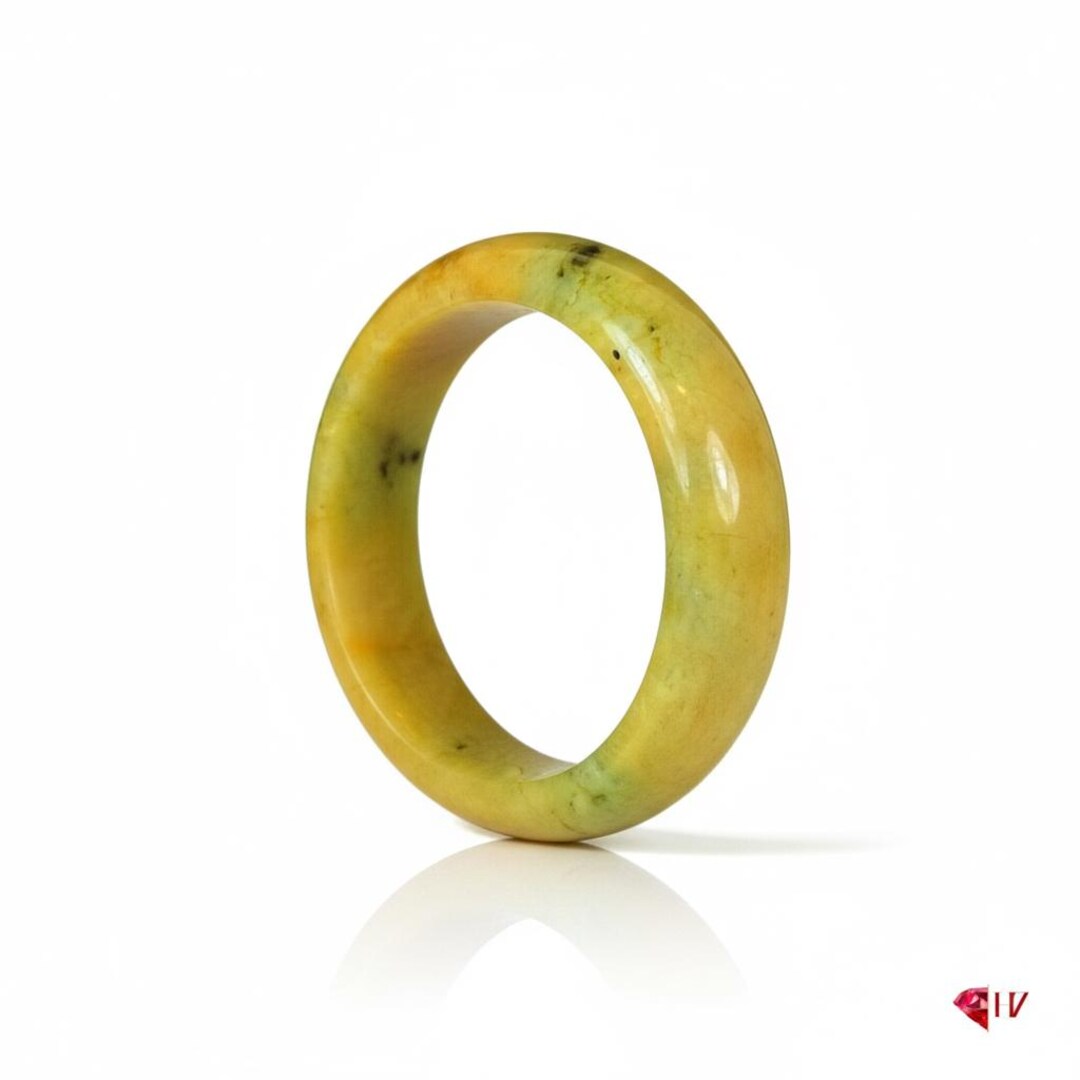 Certified Burmese Natural Jadeite Type A Yellow Jade Bangle - Etsy