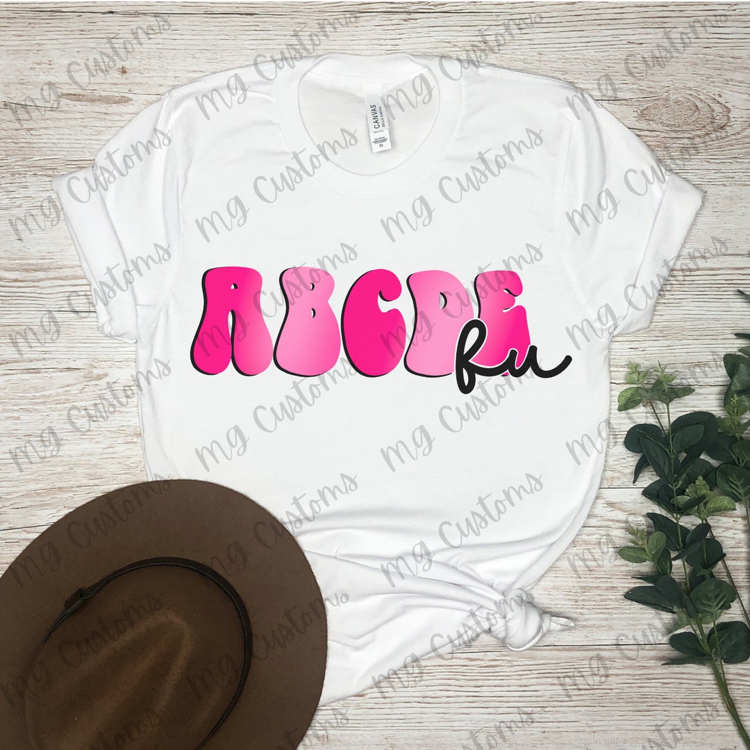 ABCDE FU Digital Design PNG File Sublimation Design Tiktok - Etsy
