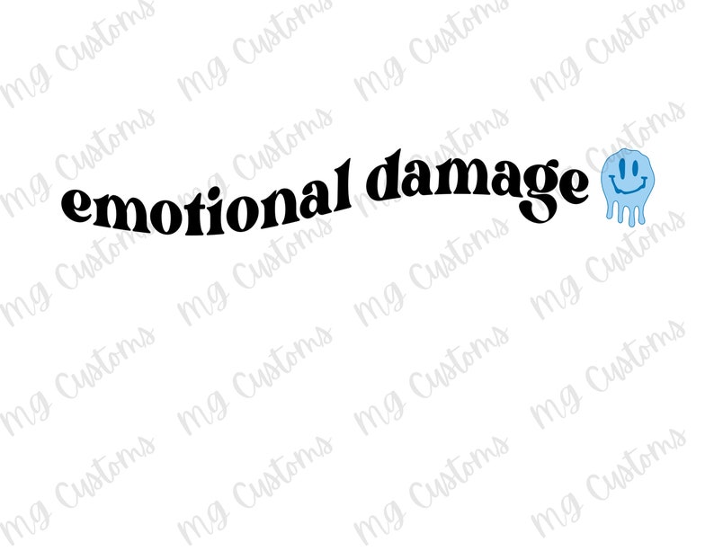 Emotional Damage PNG Digital File, Smiley Face PNG, Digital Download ...