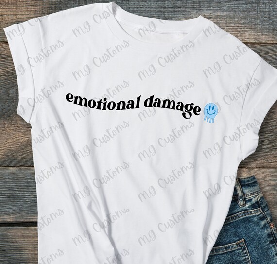 Emotional Damage PNG Digital File Smiley Face PNG Digital | Etsy
