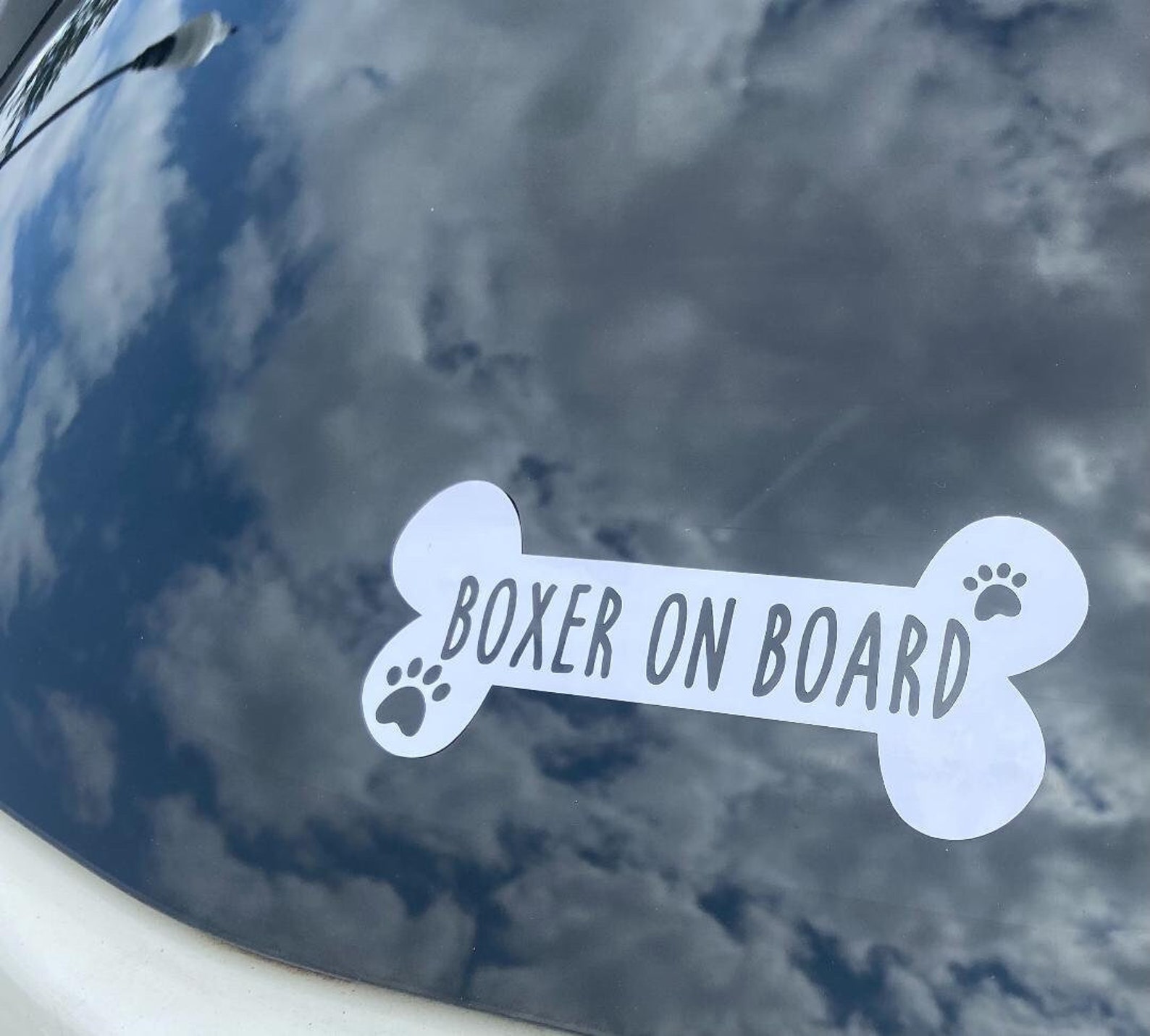 Dog on Board Decal *Customizable* - Etsy Italia