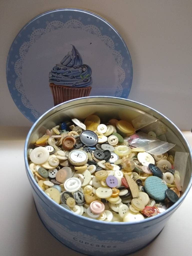Buttons Tins - Etsy