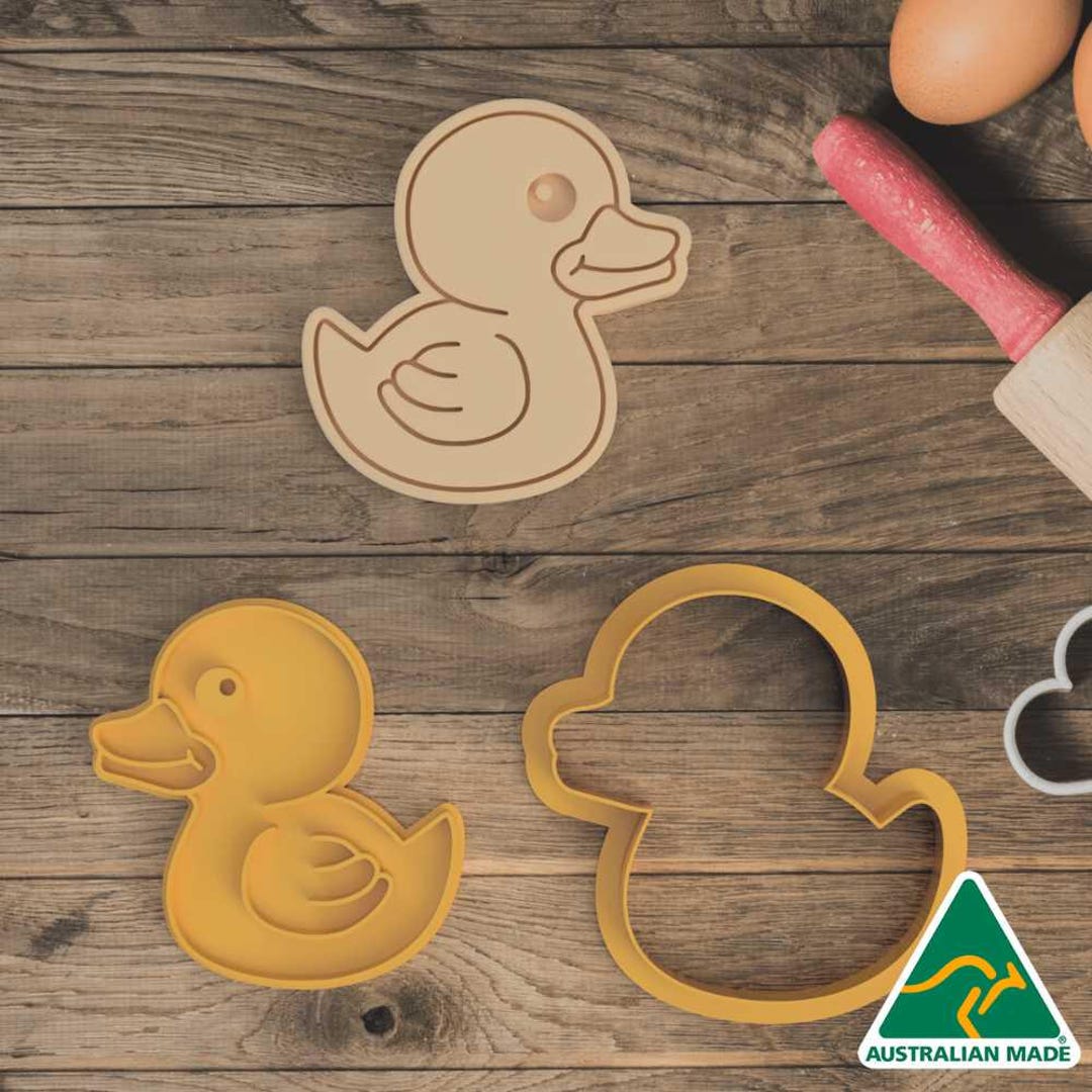 Rubber Ducky Cookie Cutter and Embosser Stamp - Etsy