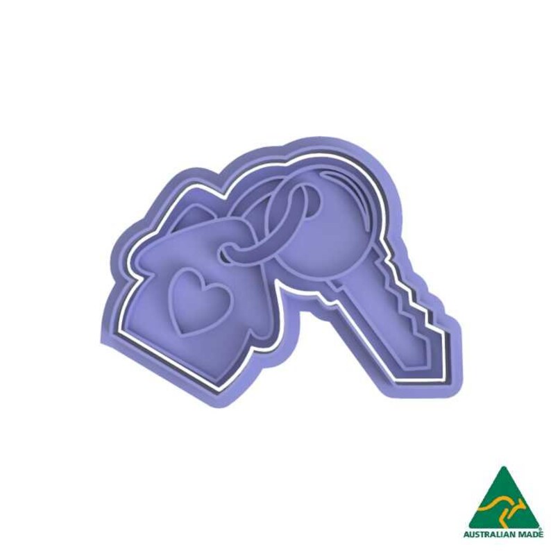 House Key Cookie Cutter and Embosser Stamp - Etsy