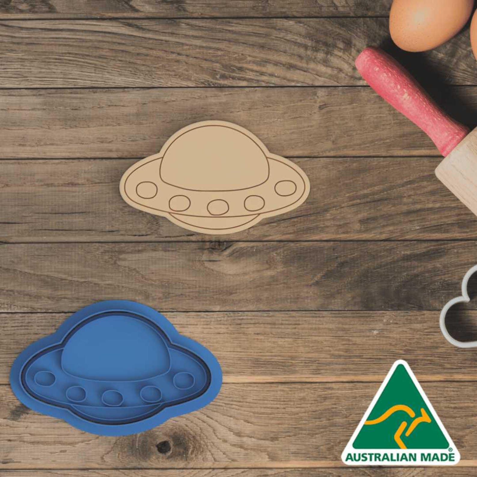 Ufo Cookie Cutter and Embosser Stamp - Etsy