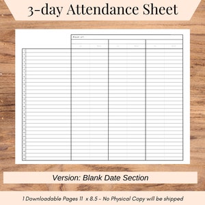 Mon-fri Sign-in Template, Printable Sign-in and Sign-out Sheet, Weekly ...