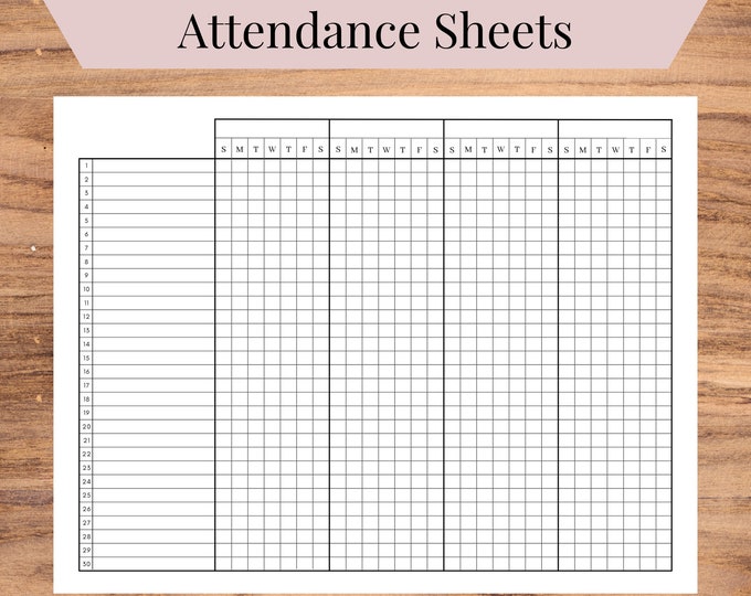 Mon-fri Sign-in Template, Printable Sign-in and Sign-out Sheet, Weekly ...