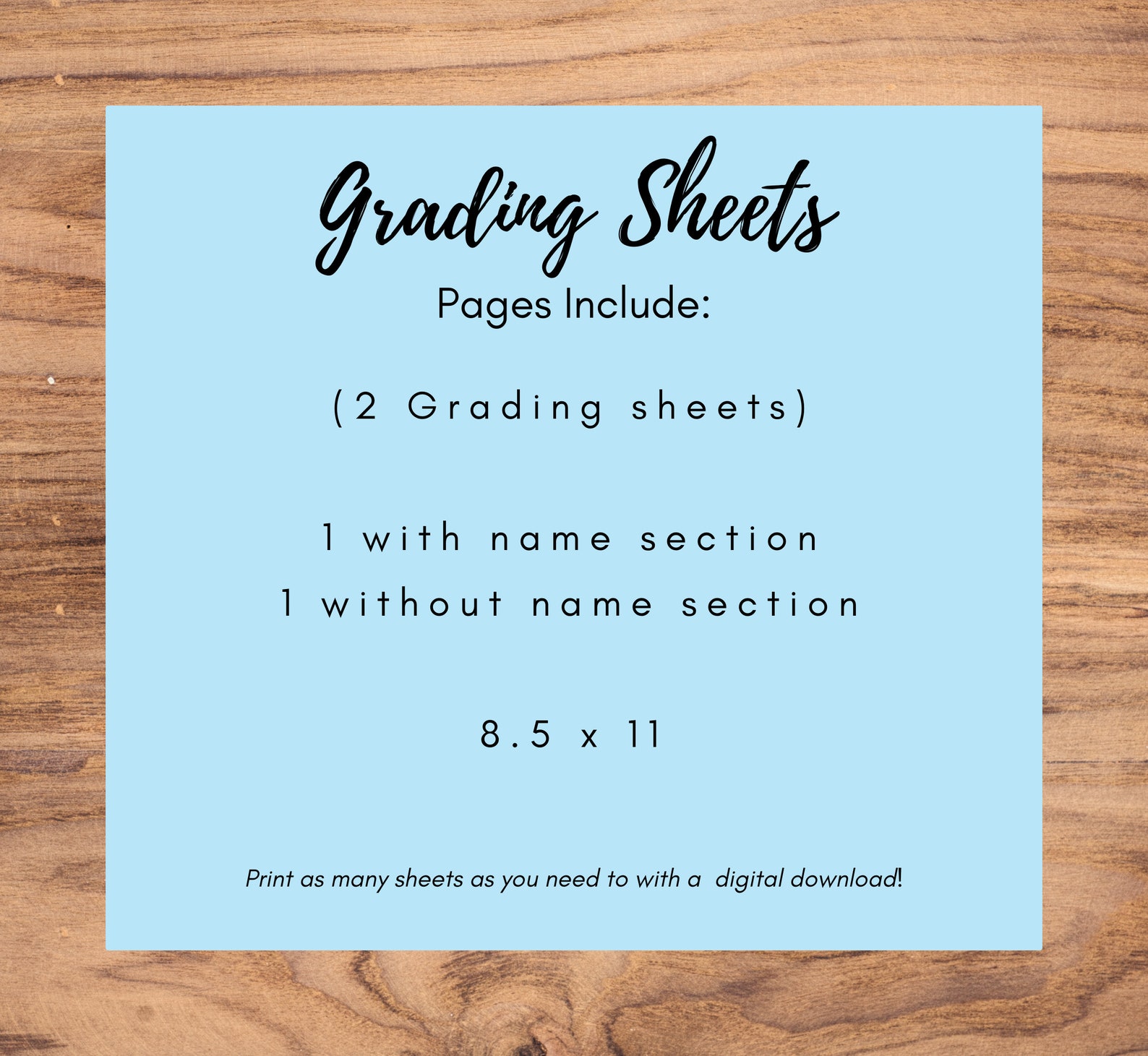 Grading Sheets, Classroom Grading Sheets, Classroom Student Lists ...