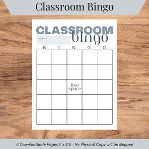 Classroom Bingo, Fun Classroom Games, Get to Know Your Classmate ...