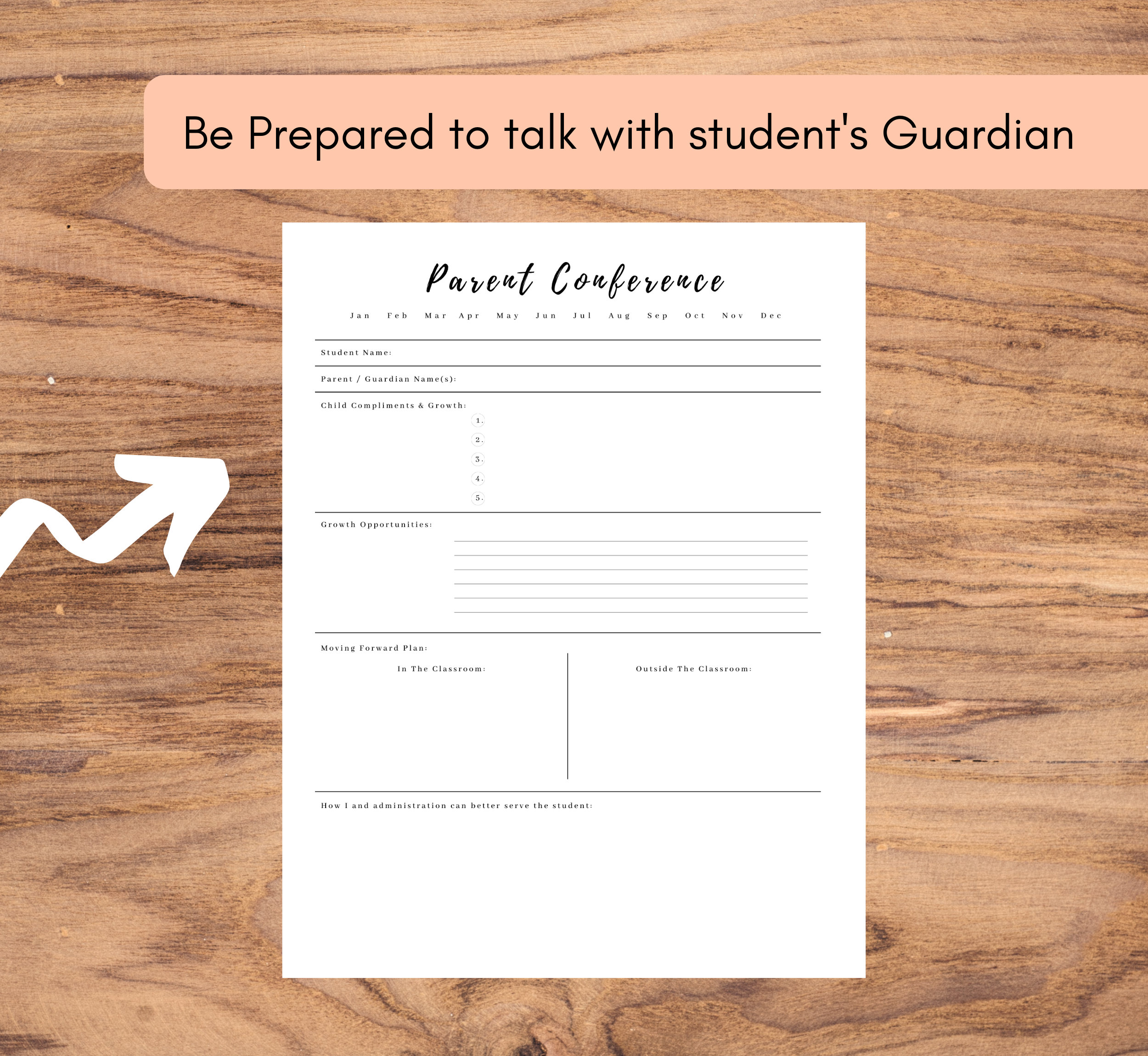 Parent Teacher Conferences Parent Teacher Conference Sign-in - Etsy