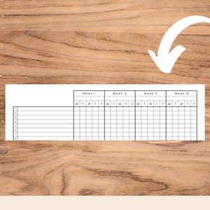 Attendance Sheet, Monthly Attendance Sheet, Attendance Log, Printable ...