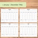 7-day Monthly Planner Printable, Month Calendar, Yearly Overview, Month ...