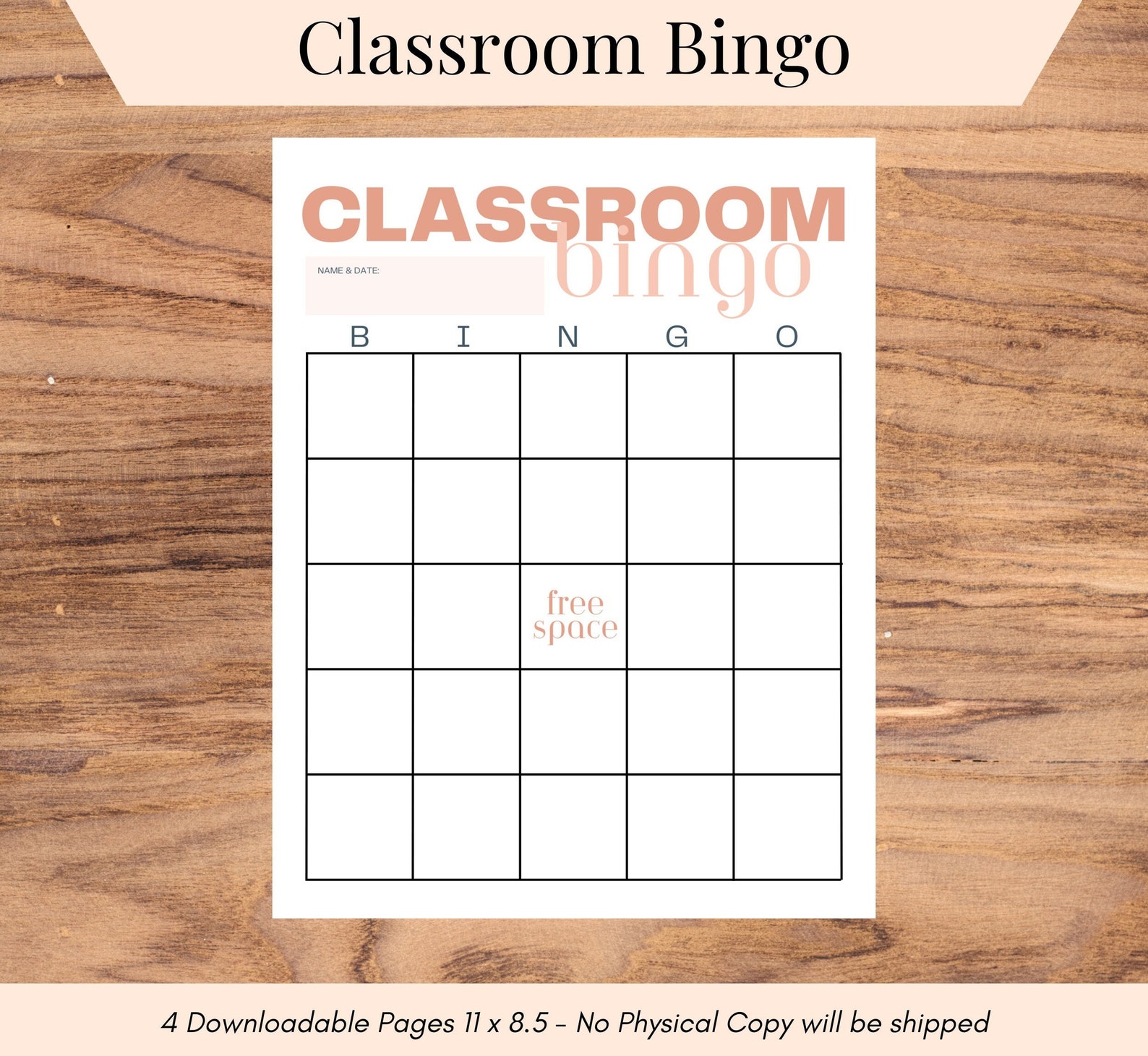 Classroom Bingo, Fun Classroom Games, Get to Know Your Classmate ...