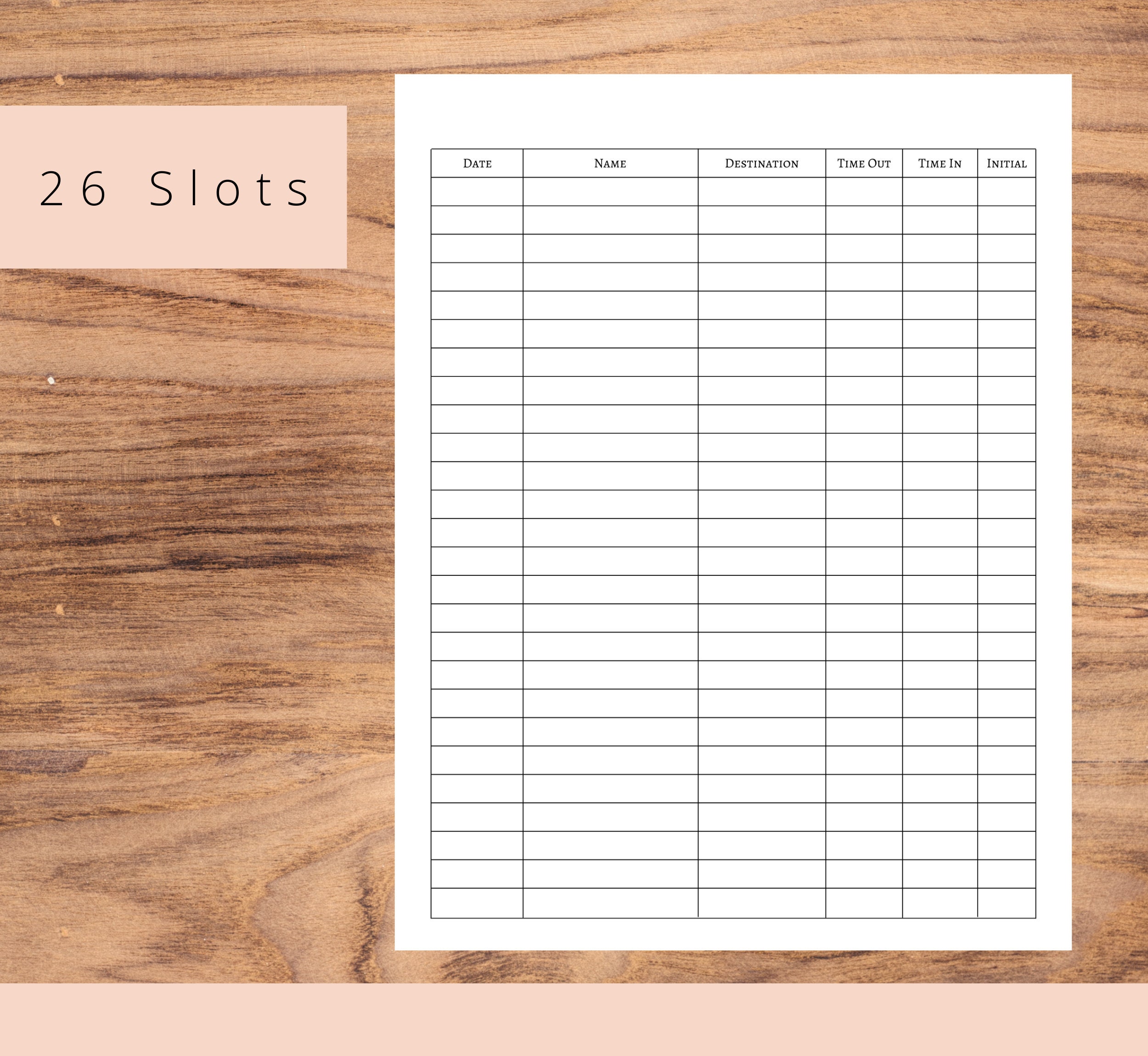 Sign-in / Sign- Out Sheet for Classroom, Sign-in, Sign-out, Homeschool ...