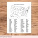 USA Capital Lesson Plan Activities, Educational Matching Game, State ...