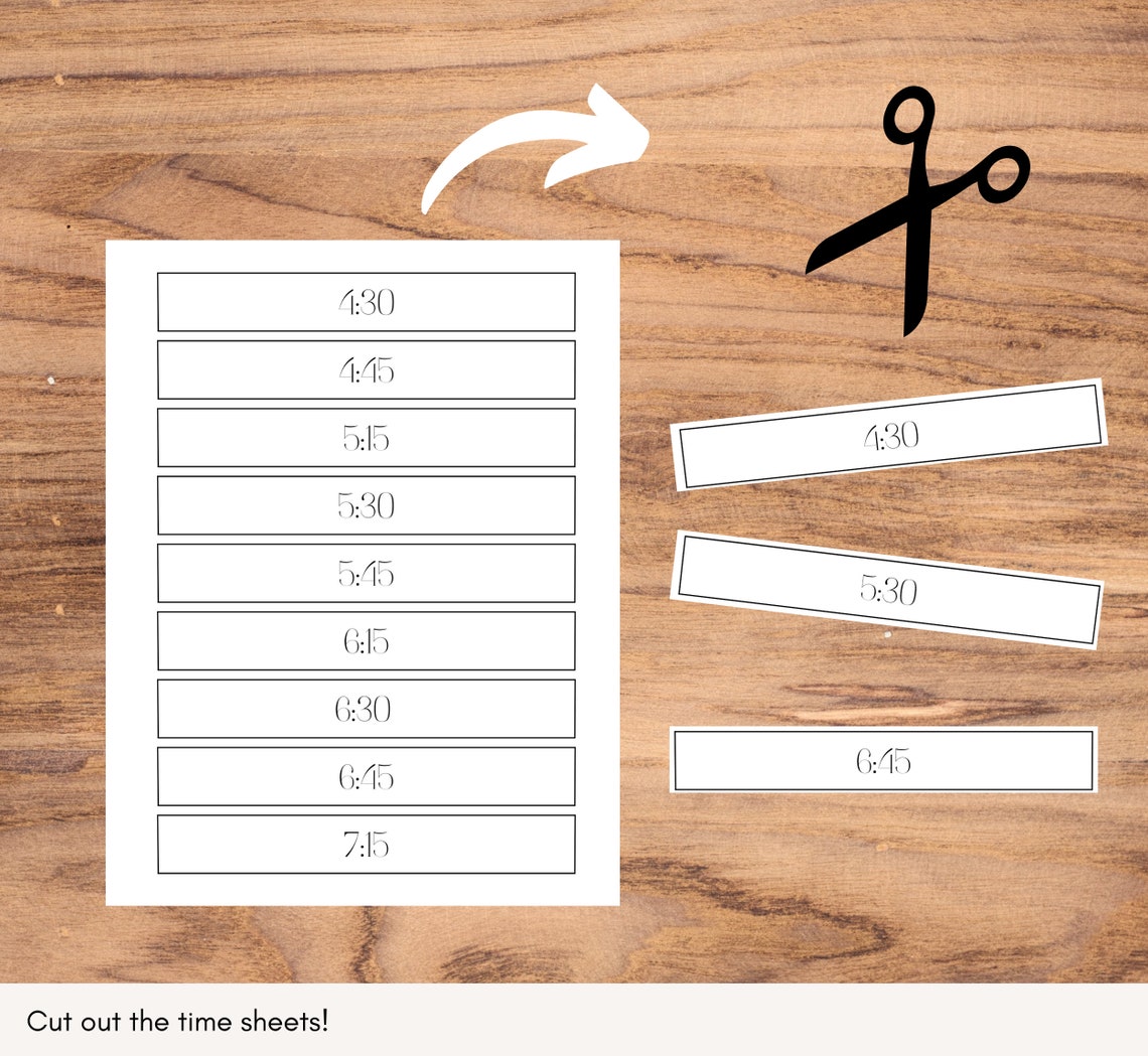 Let's Learn to Tell Time, Telling Time Worksheet, Time Practice, Clock ...