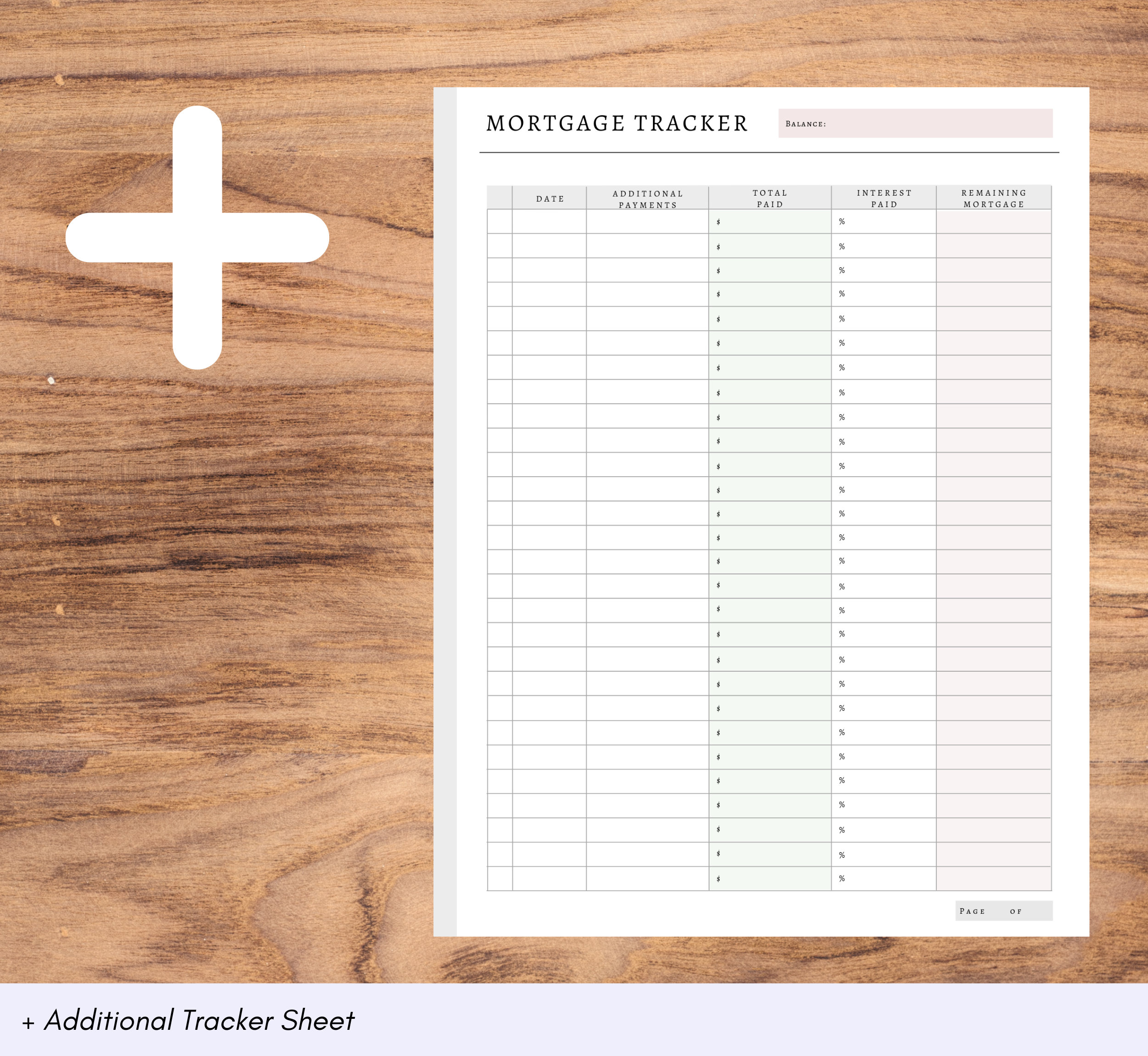 Mortgage Tracker Printable, Debt Payment Tracker, Debt Payoff Planner ...