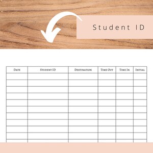 Sign-in / Sign- Out Sheet for Classroom, Sign-in, Sign-out, Homeschool ...