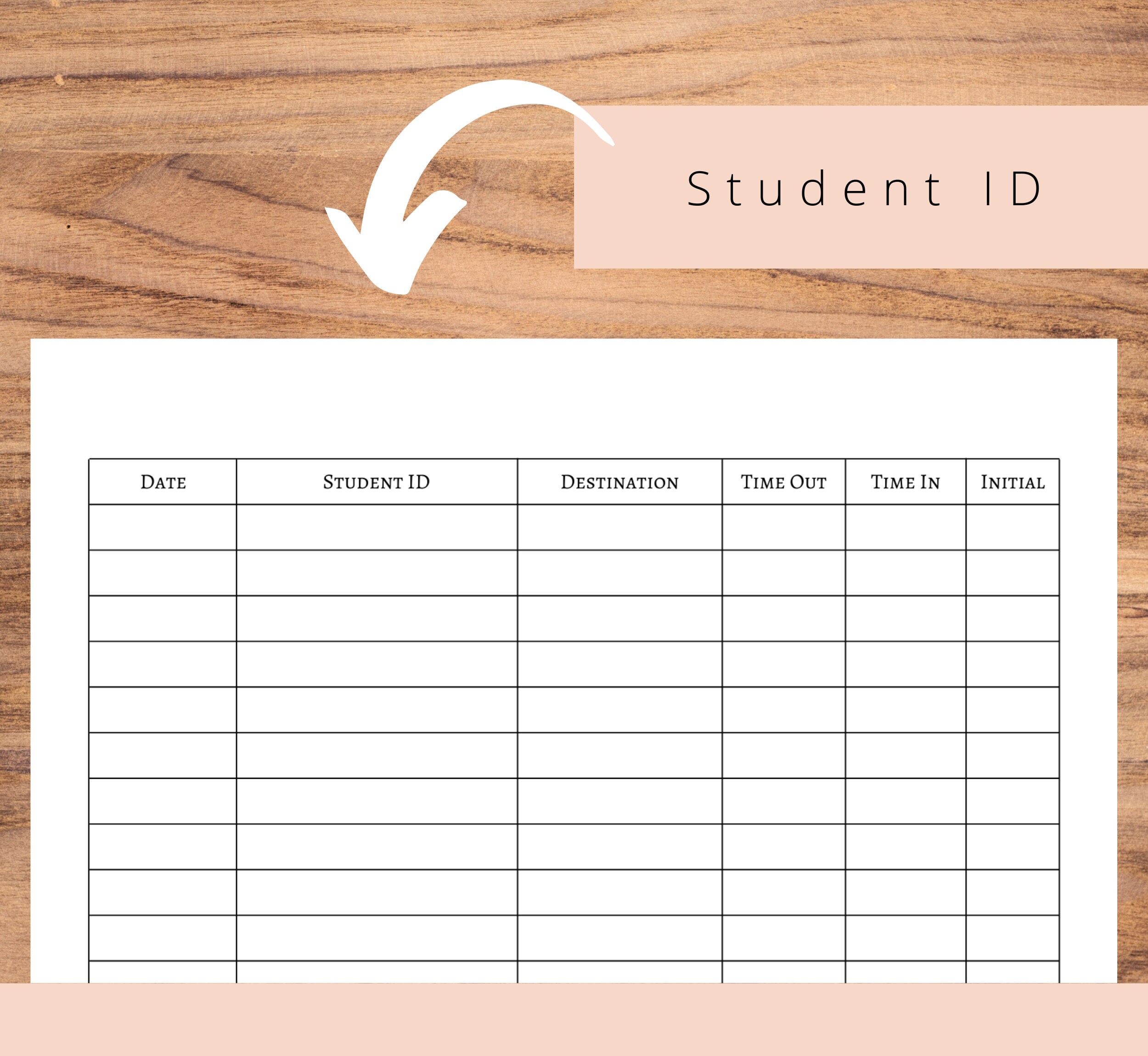Sign-in / Sign- Out Sheet for Classroom, Sign-in, Sign-out, Homeschool ...