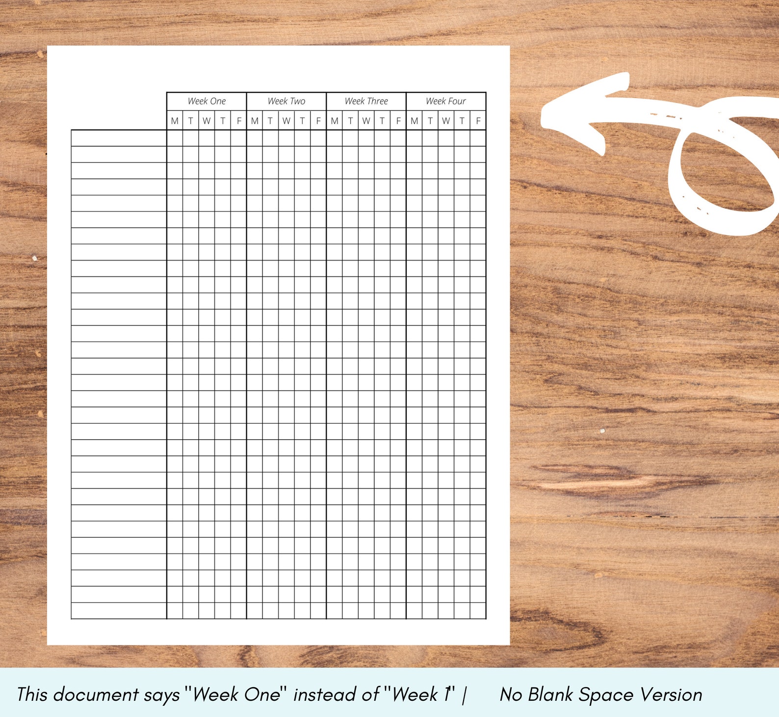 Attendance Sheet, Monthly Attendance Sheet, Attendance Log, Printable ...
