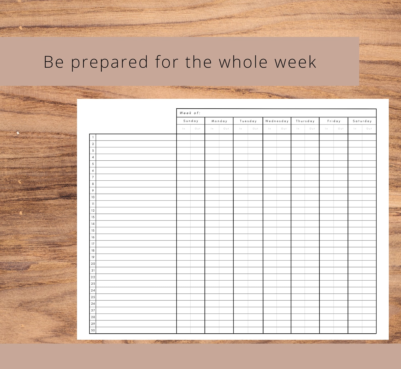 Sign-in & Sign-out Sheet, Sign-in Template, Sign- in Book, Daily Sign ...