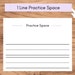 Learn to Write, Writing Practice, Trace Letters and Numbers, Kids Font ...