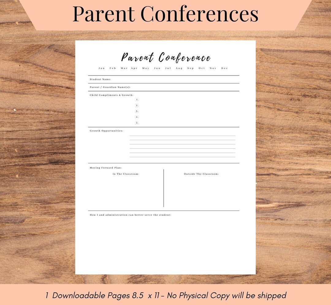 Parent Teacher Conferences, Parent Teacher Conference Sign-in ...