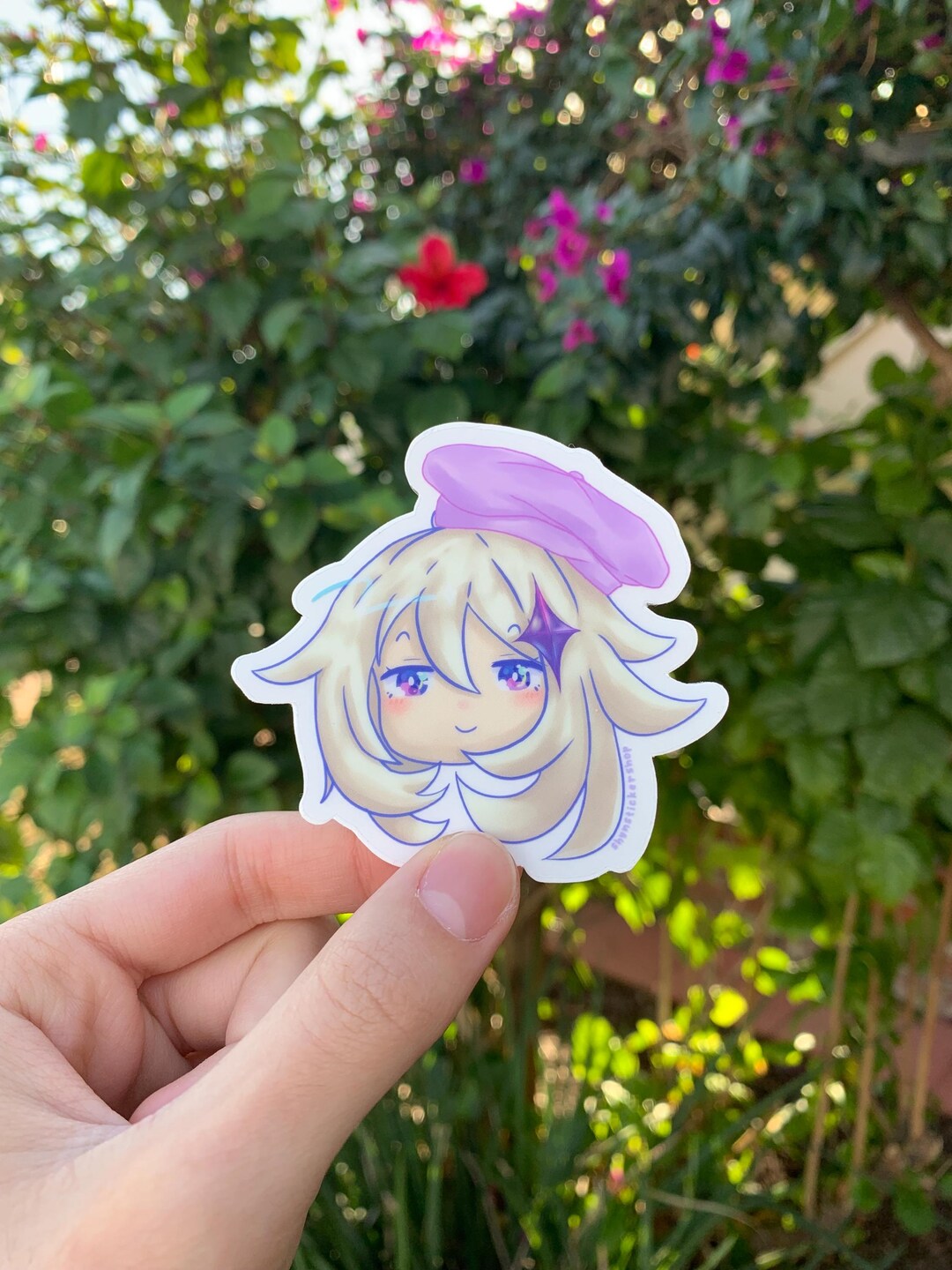 Genshin Impact Dreamy Paimon Clear, Die-cut, Matte Vinyl Sticker - Etsy