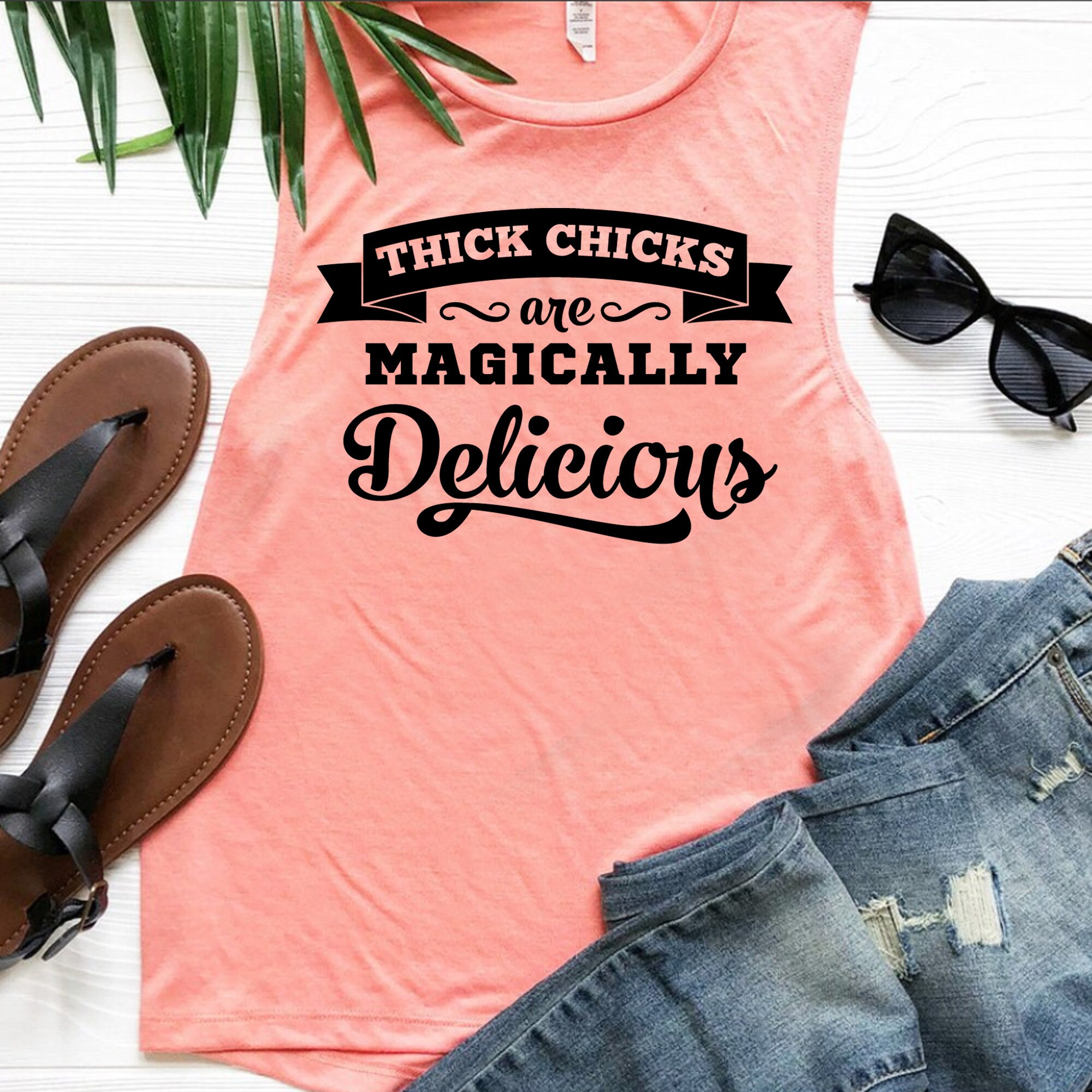Thick Chicks Are Magically Delicious SVG + PNG - Etsy
