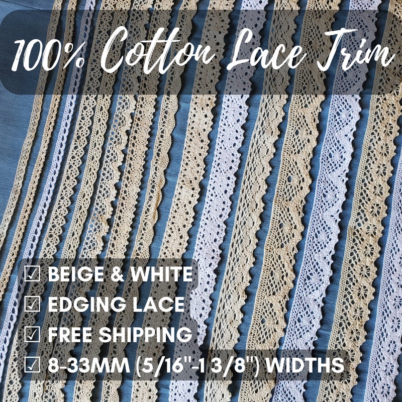 1/2 White Lace Edging - Etsy