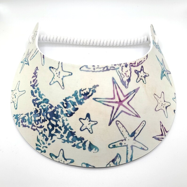 Ocean Life Patterns Foam Sun Visor - Etsy