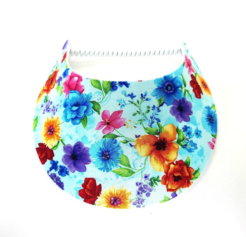 Pretty Flowers Foam Sun Visor - Etsy