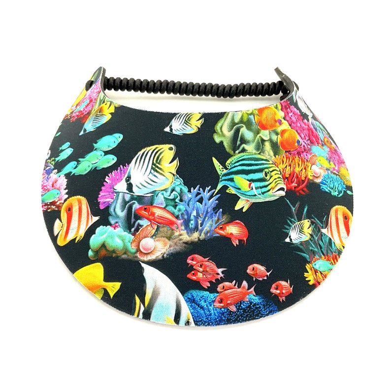 Ocean Life Patterns Foam Sun Visor - Etsy