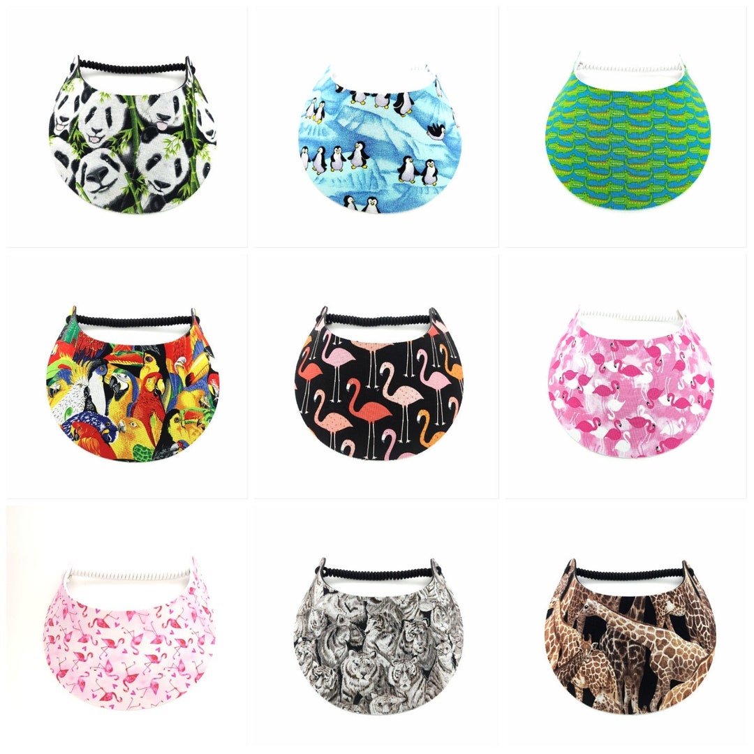 Zoo Animal Patterns Foam Sun Visor - Etsy