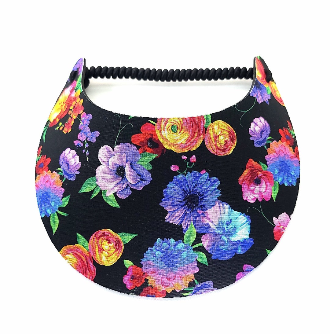 Pretty Flowers Foam Sun Visor - Etsy