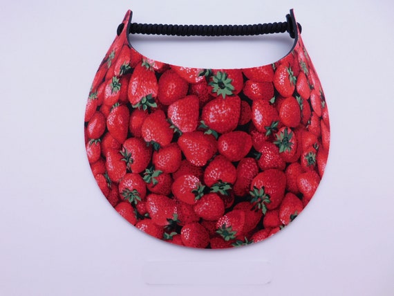 Fruit and Vegetable Patterns Foam Sun Visor | Etsy