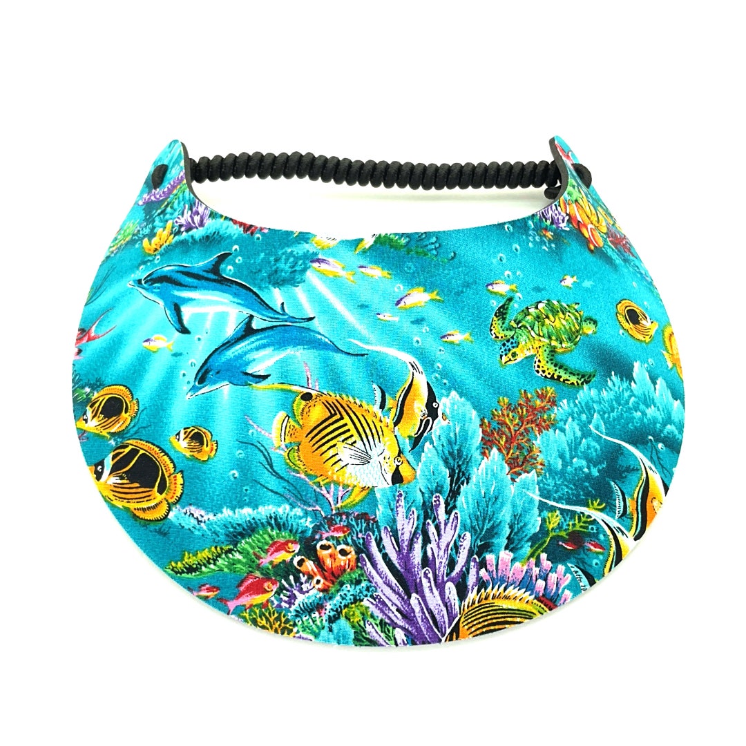 Ocean Life Patterns Foam Sun Visor - Etsy