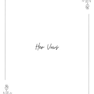 Personalized Wedding Day Vows Template, Printable PDF Vow Writing Guide ...