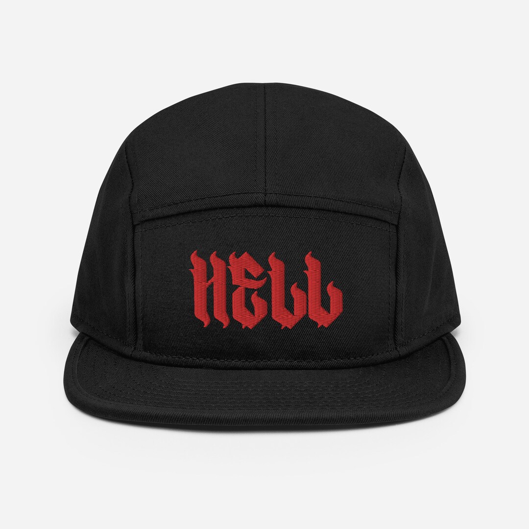 Hell Hat - 5 Panel Camper Hat - Keep It Heavy Metal - Keep It Punk ...