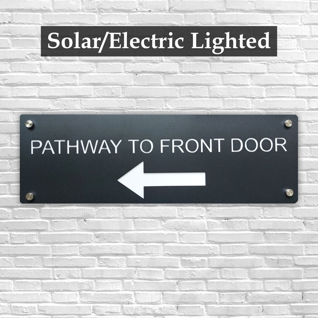 Custom Directional Sign, Custom Arrow Sign, Custom Metal Sign ...