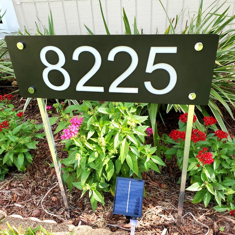 Yard Address Sign - Etsy