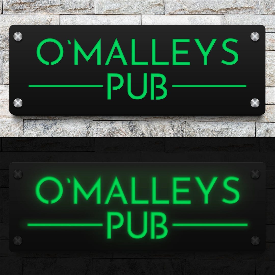 Custom Lighted Signage, Personalized Sign, Air BNB Sign, Business ...