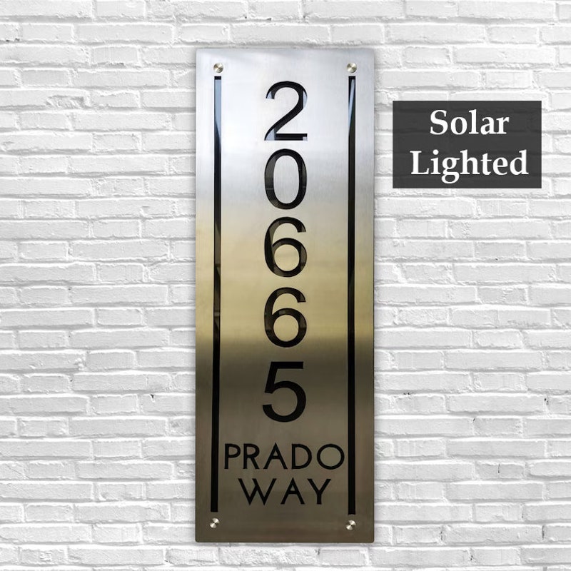 Vertical House Numbers - Etsy