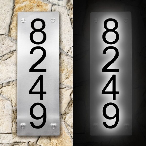Lighted House Numbers - Etsy