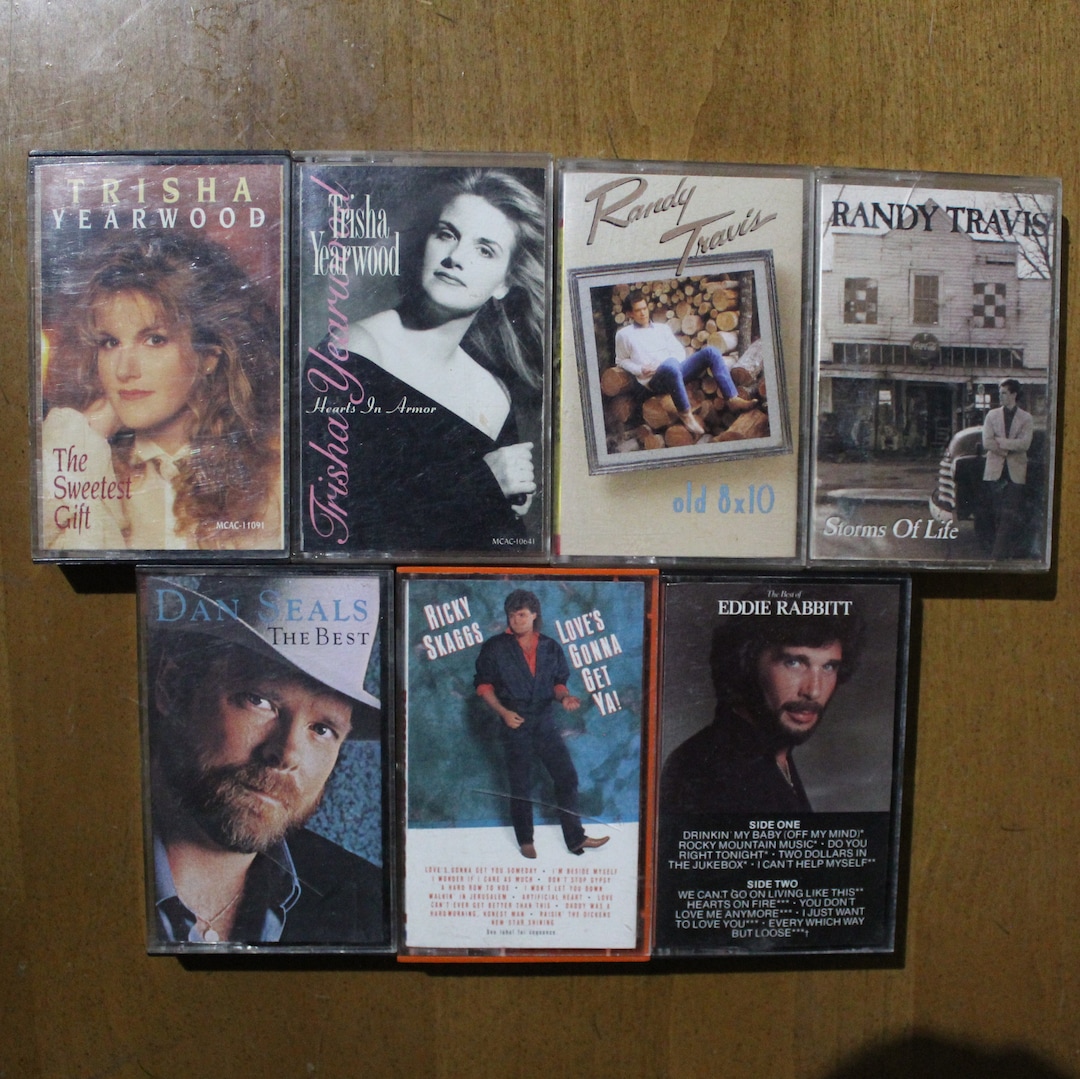 Country Music Cassette Tapes - Etsy