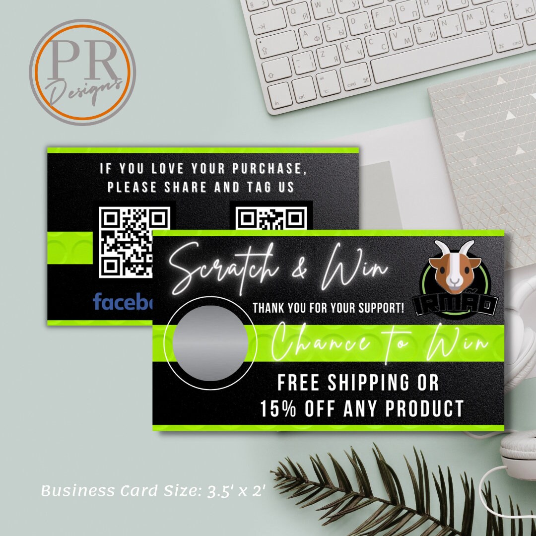 Scratch & Win Cards (QTY:200) - Etsy