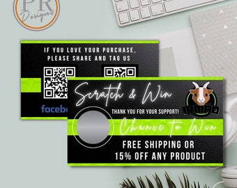 Scratch & Win Cards QTY:200 - Etsy