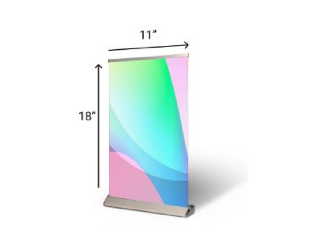 11x18 Table Top Pull up Banners, Business Sign, Pop-up , Event Banner ...