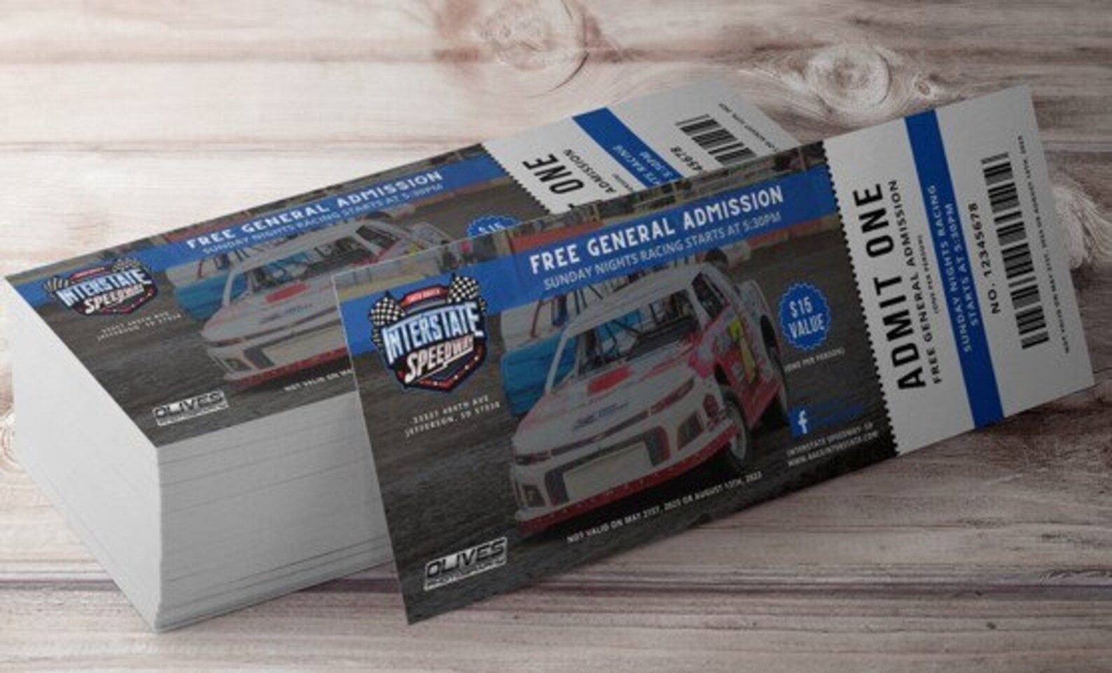 Business Event Tickets - Tickets Raffle Ticket, Design & Print Full ...