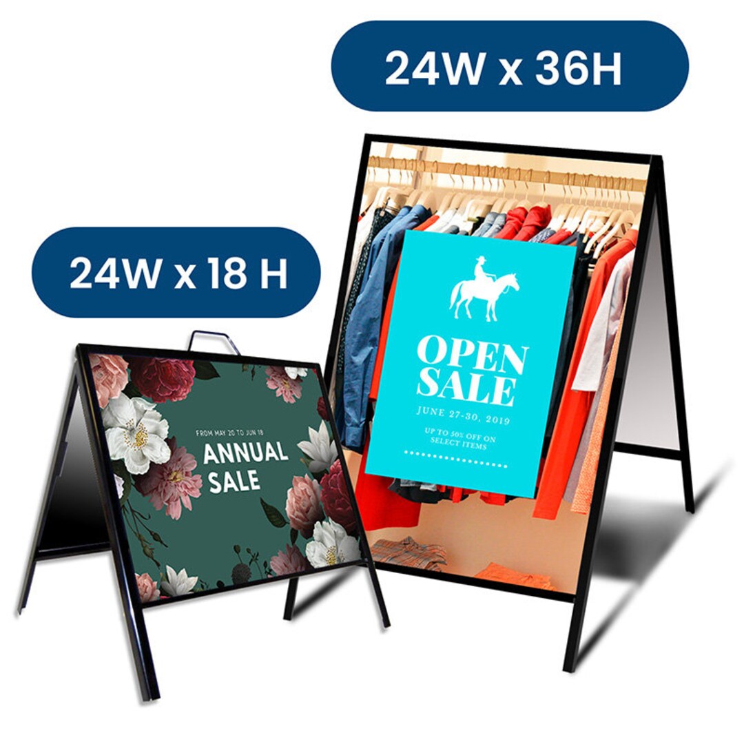 Coffee Shop A Frame Sign, Business Menu, Happy Hour, Sandwich Board ...